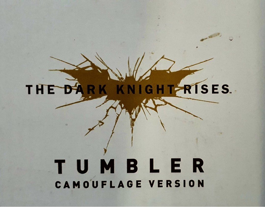 Hot Toys 1/6 scale Batman The Dark Knight Rises Tumbler Camouflage ...