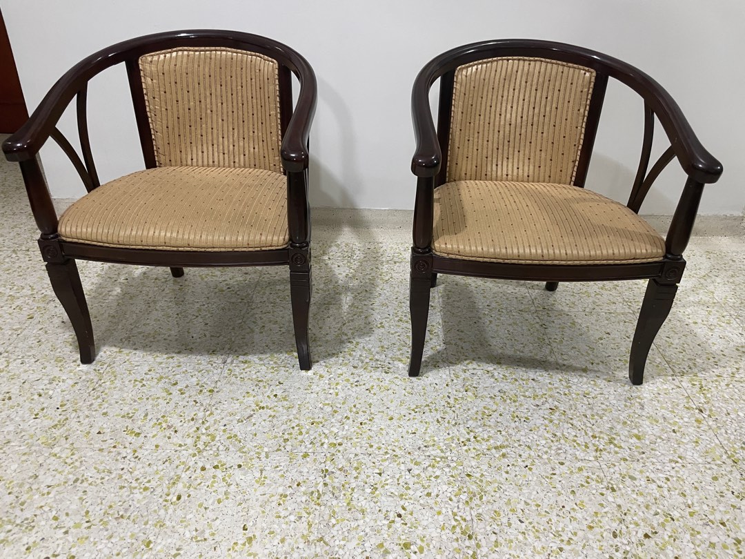 2 beautiful arm chairs, Furniture & Home Living, Furniture, Chairs on ...
