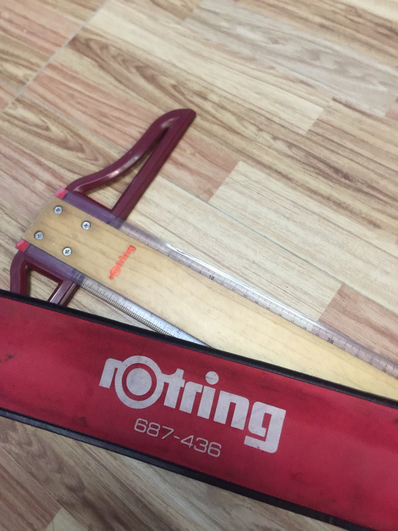 36' ROTRING T-SQUARE 2ND HAND, Hobbies & Toys, Stationary & Craft ...