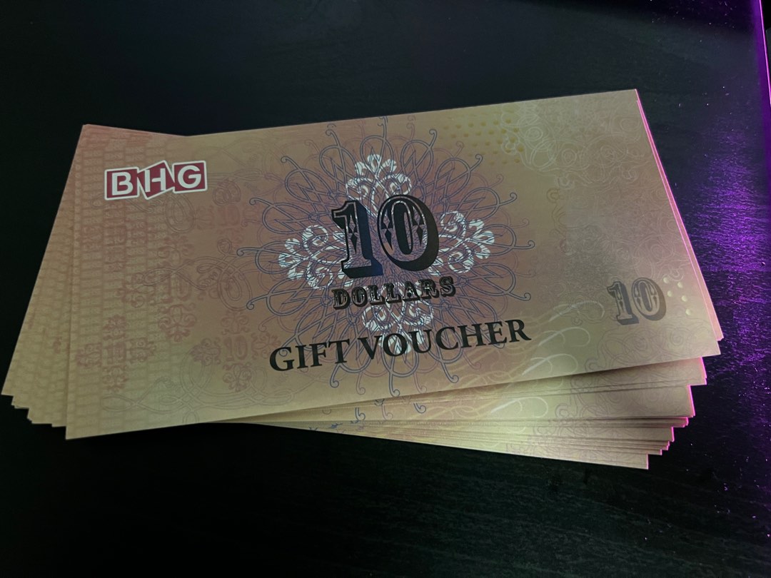 $400 BHG Vouchers, Tickets & Vouchers, Vouchers on Carousell