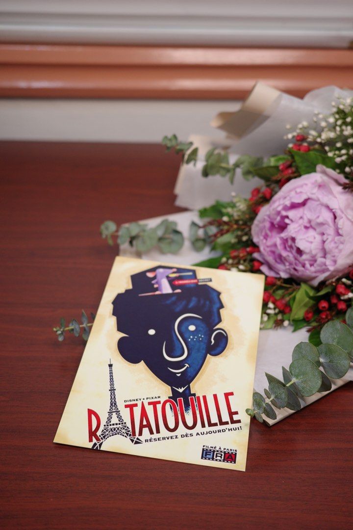 5x7 "Ratatouille" Hard Card Stock Postcard, Hobbies & Toys, Stationary ...