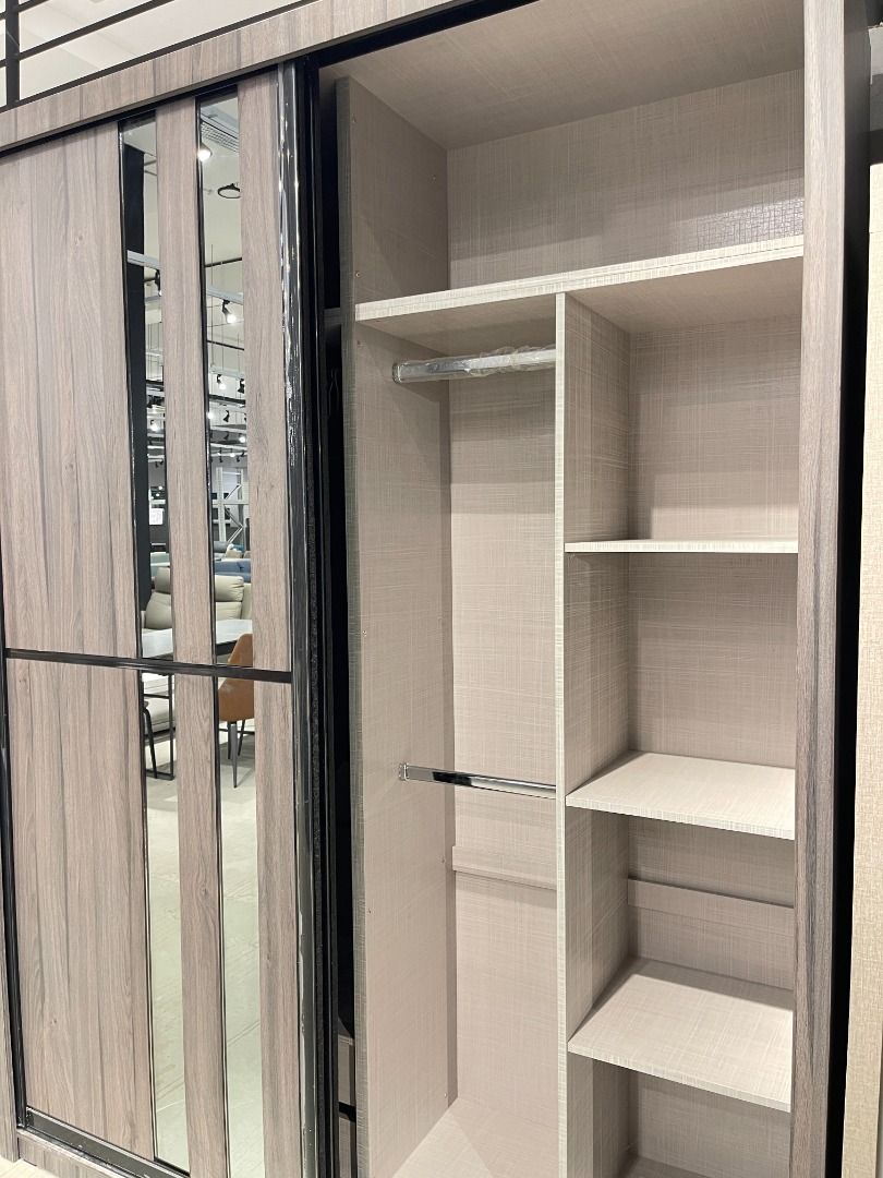 6 Feet Sliding Door Wardrobe, Furniture & Home Living, Furniture ...