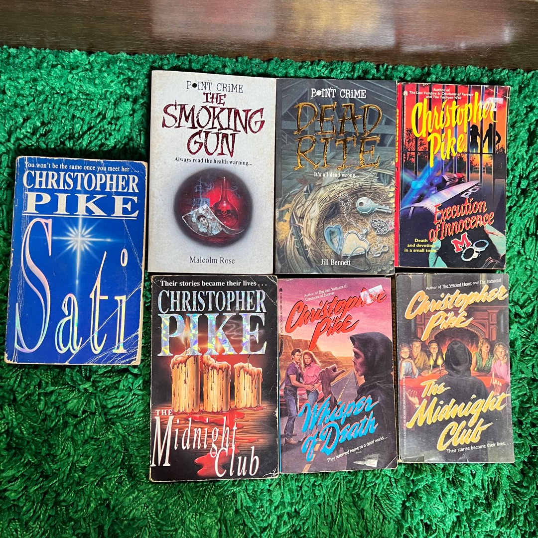 7 BOOKS CHRISTOPER PIKE POINT CRIME HORROR BOOKS, Hobbies & Toys, Books ...
