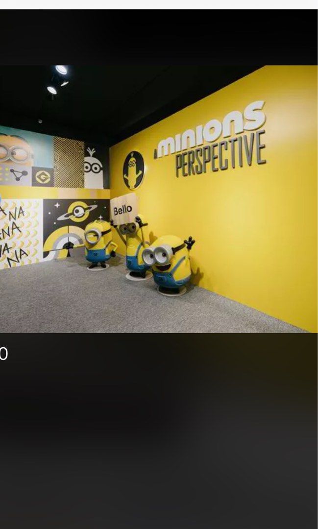 A Minion's Perspective Experience Admission Tickets, Tickets & Vouchers ...