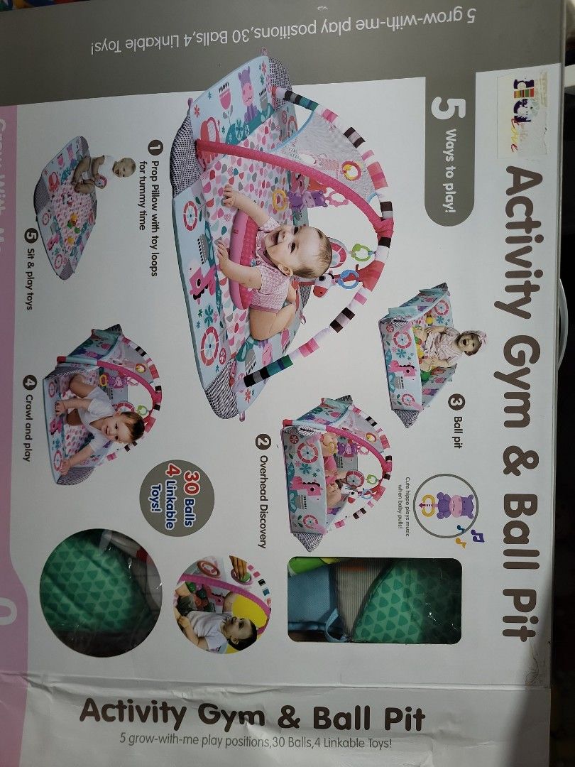 Activity gym and balls pit, Babies & Kids, Baby Nursery & Kids ...