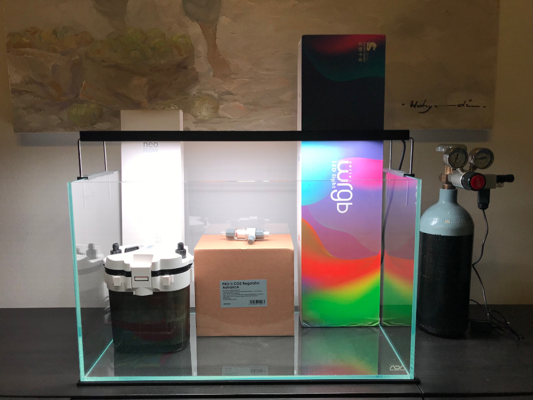 ADA Aquarium 60P Complete High-Tech Set, Pet Supplies, Homes & Other ...