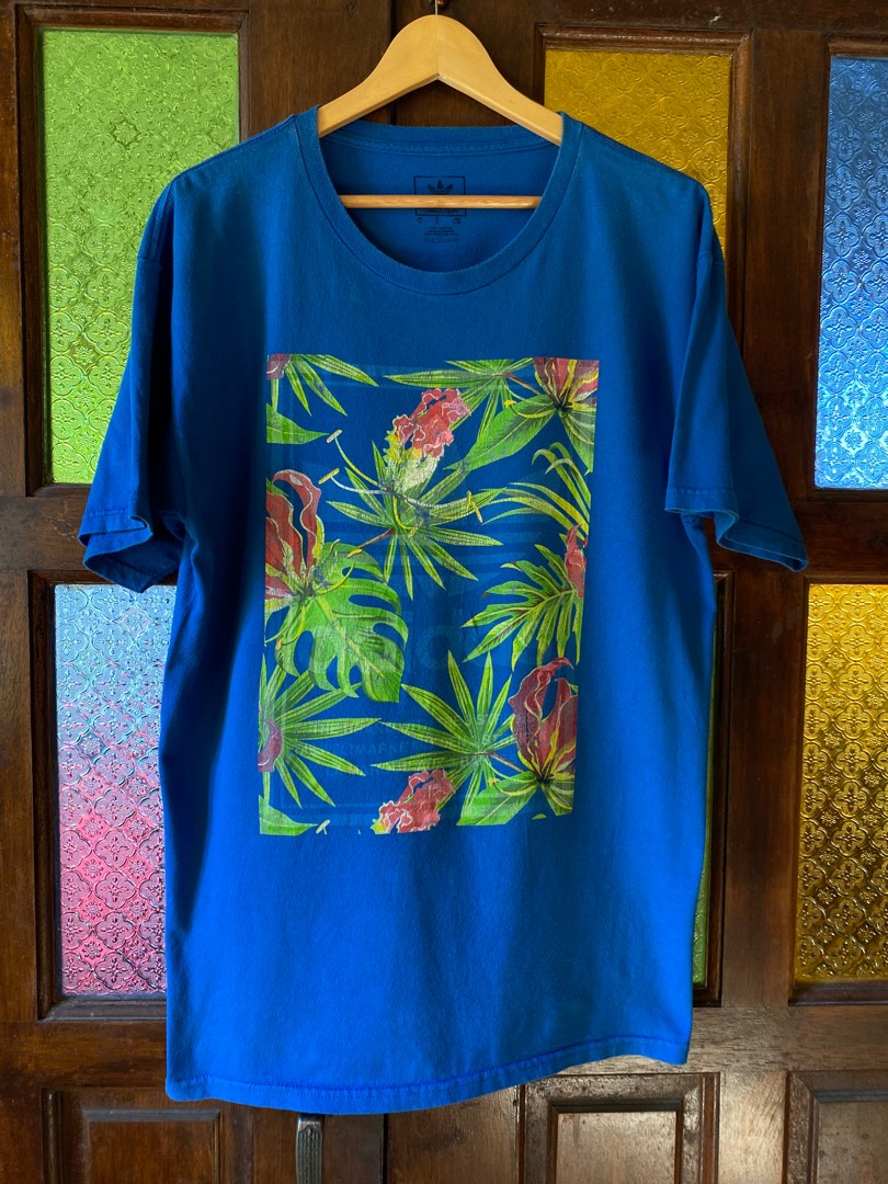 Adidas bunga, Men's Fashion, Tops & Sets, Tshirts & Polo Shirts on ...