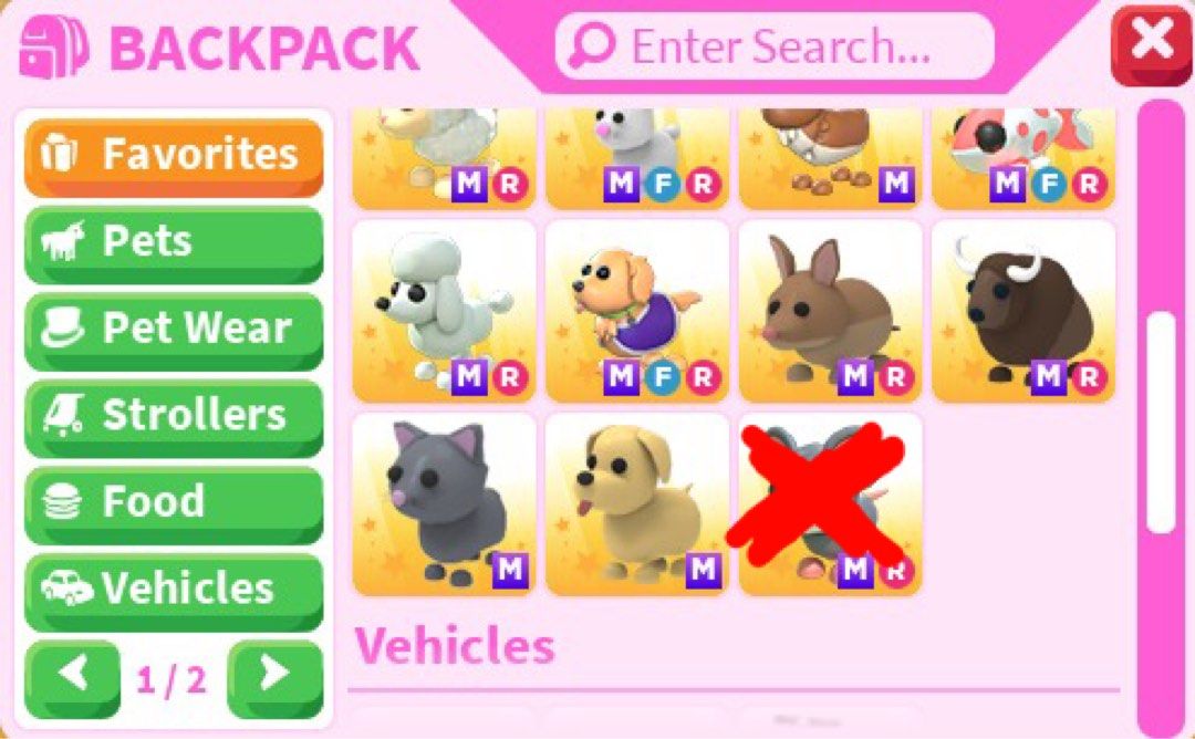 (ADOPT ME) MEGA PETS for Sale, Video Gaming, Gaming Accessories, In ...