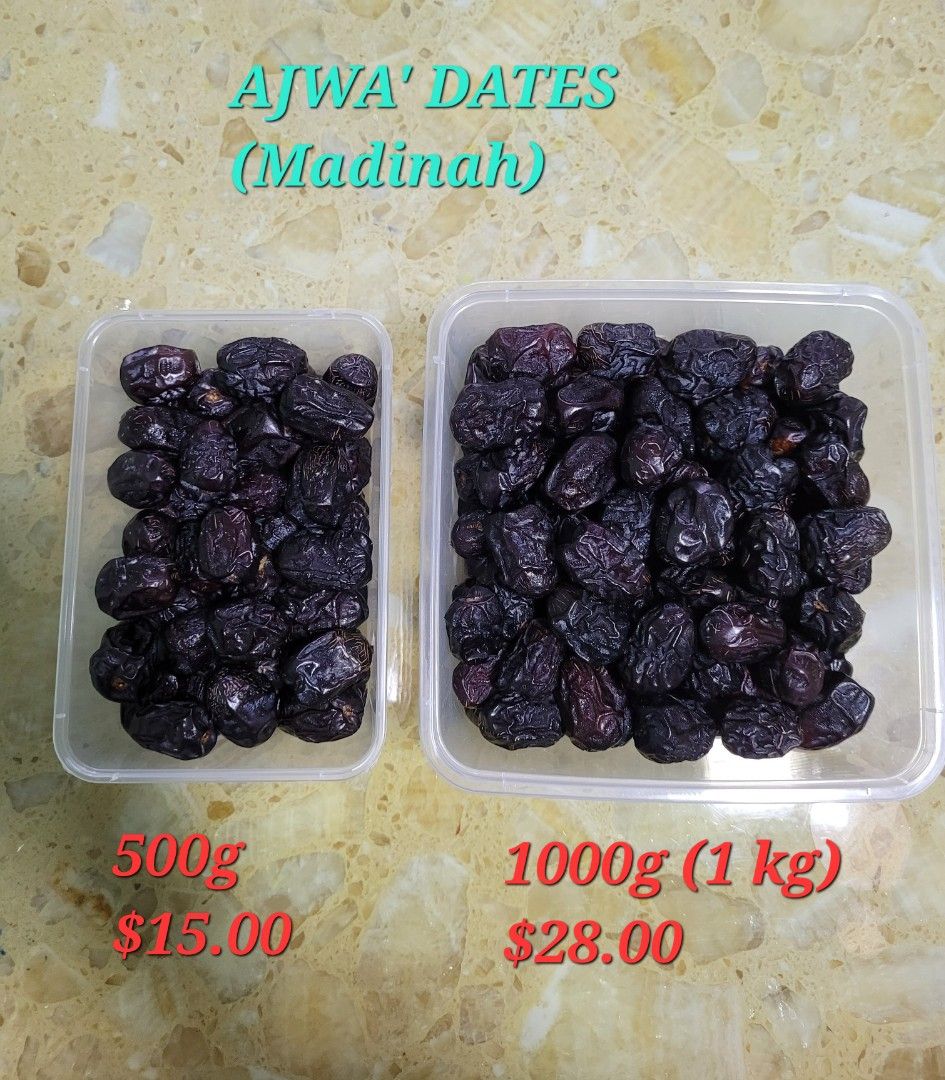 AJWA' DATES (Madinah/Saudi Arabia), Health & Nutrition, Health ...