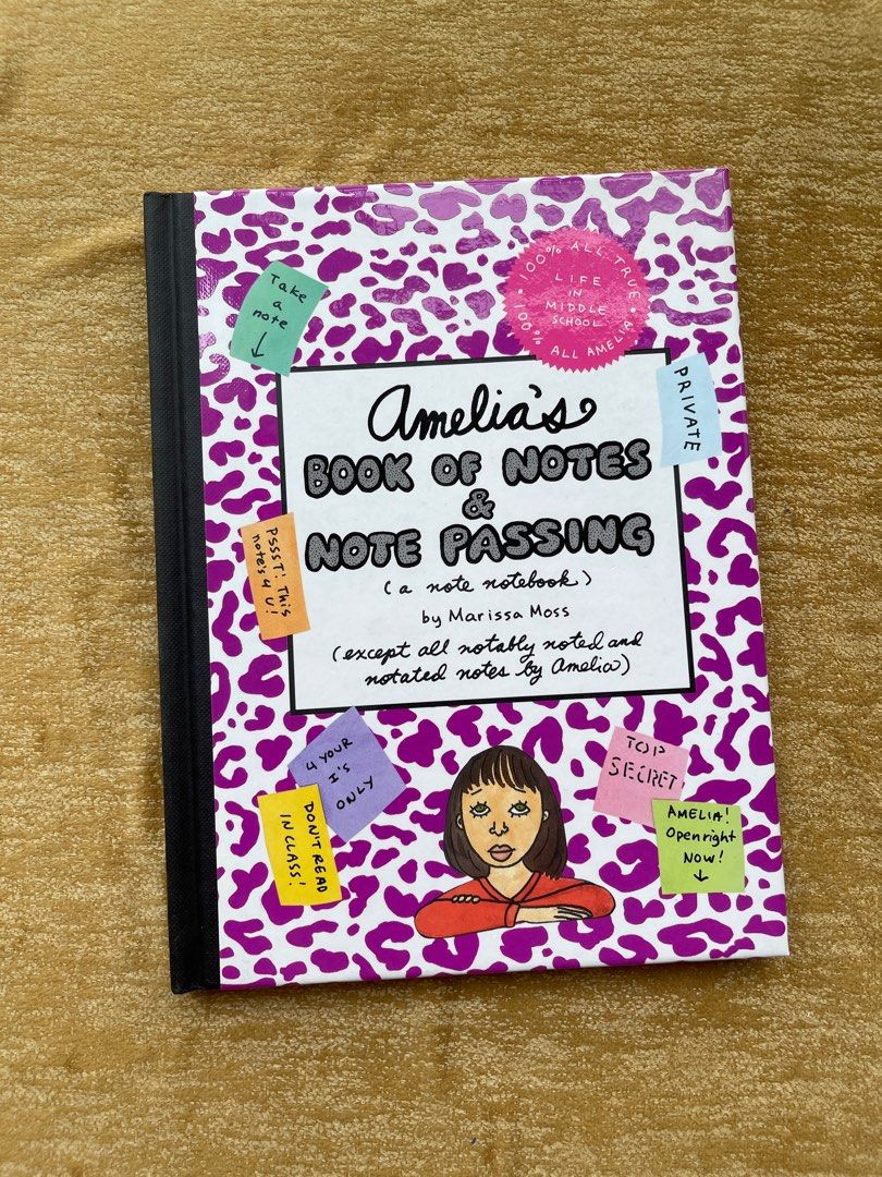 Amelia's Book of Notes & Note Passing by Marissa Moss, Hobbies & Toys ...