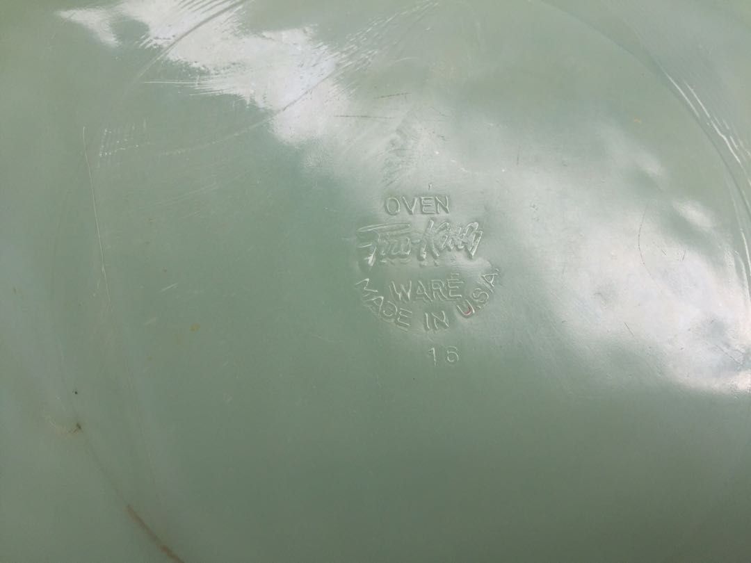 Antique Fire King Jadeite Plates, Furniture & Home Living, Kitchenware ...