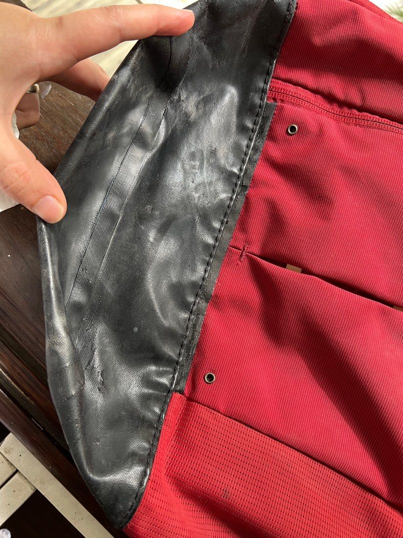 Backpack Red Thule, Men's Fashion, Bags, Backpacks on Carousell