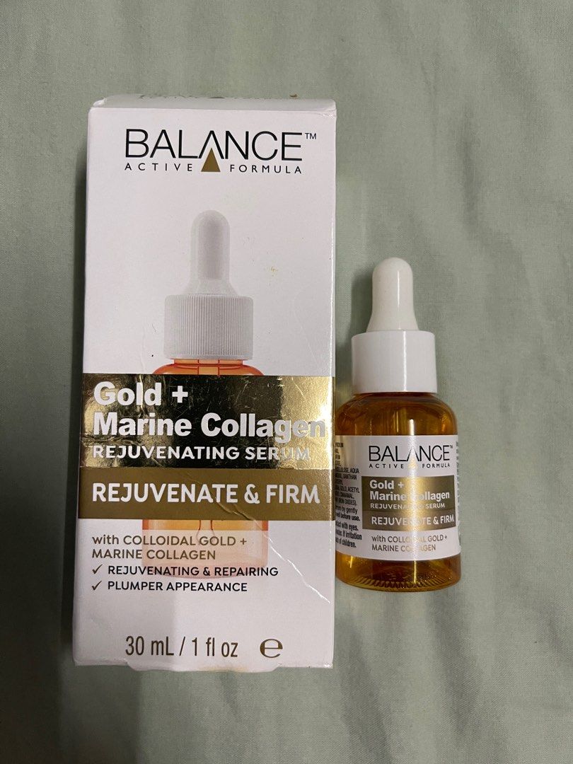 Balance Gold + Marine Collagen Serum, Beauty & Personal Care, Face ...