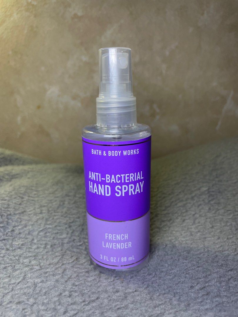 Bath & Body Works Anti-Bacterial Hand Spray French Lavender, Beauty ...