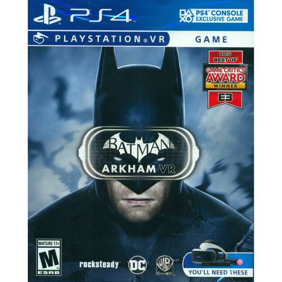 Batman: Arkham VR Video Game for PlayStation 4 PS4 VR (Physical Game ...