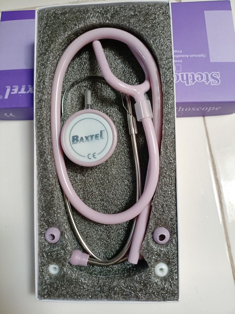 Baxtel Deluxe Stethoscope Lavender, Health & Nutrition, Medical ...