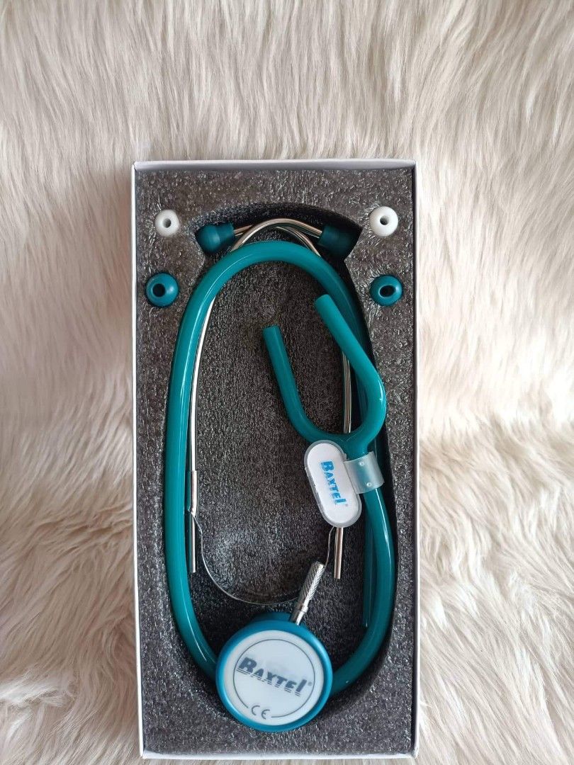 Baxtel Deluxe Stethoscope Teal, Health & Nutrition, Health Monitors ...