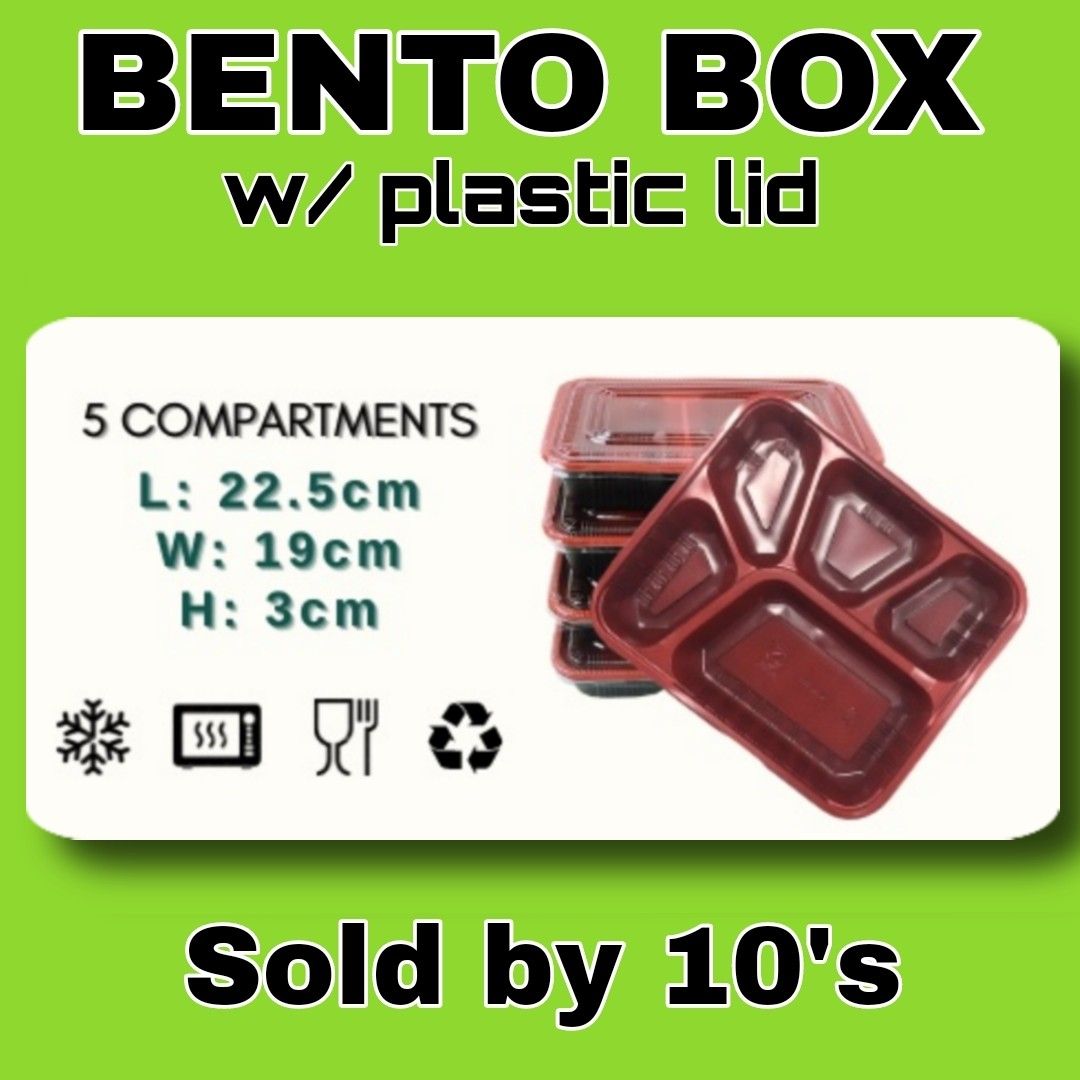 Bento Box Lunch Box 1 to 5 Division, Furniture & Home Living ...