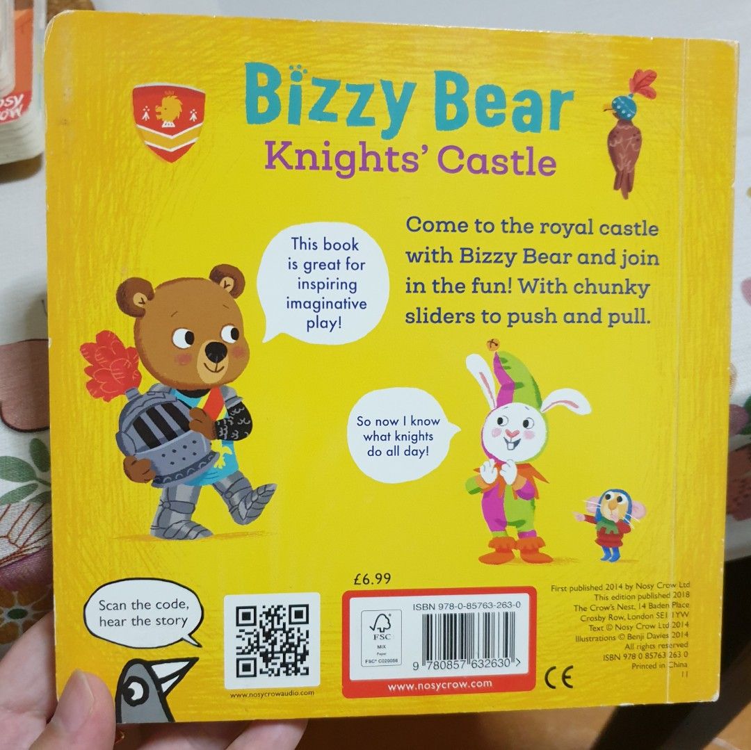 Bizzy Bear Busy Book Slide Push Pull, Hobbies & Toys, Books & Magazines, Children's Books on ...