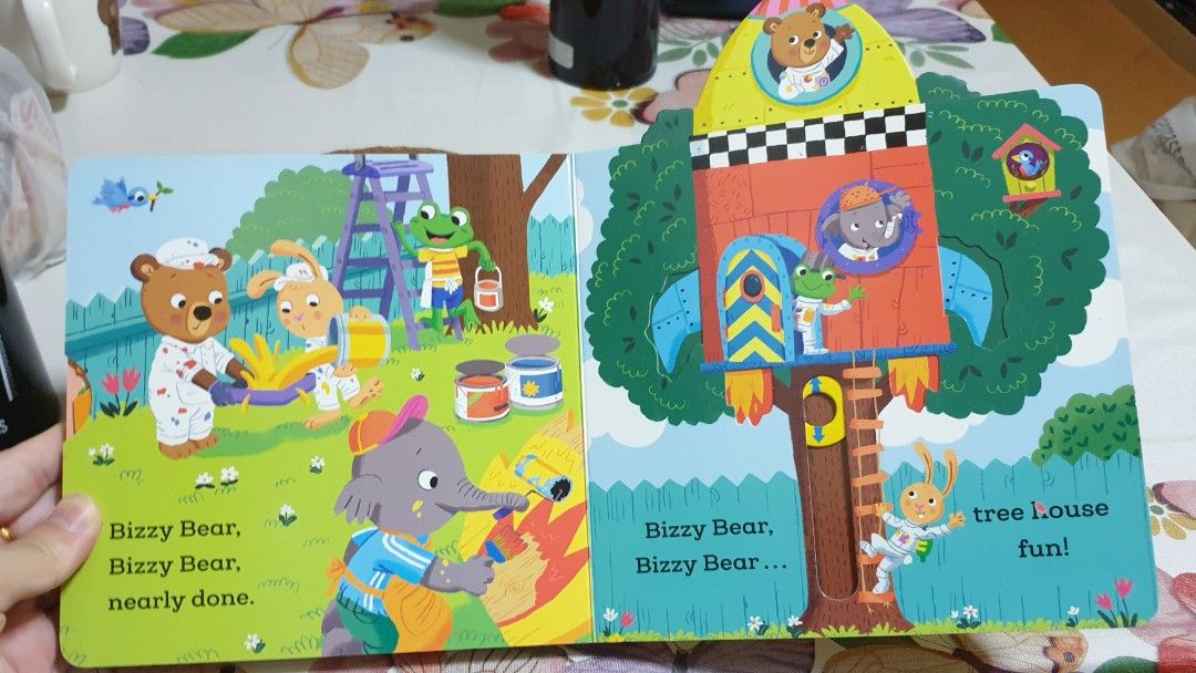 Bizzy Bear Busy Book Slide Push Pull, Hobbies & Toys, Books & Magazines ...