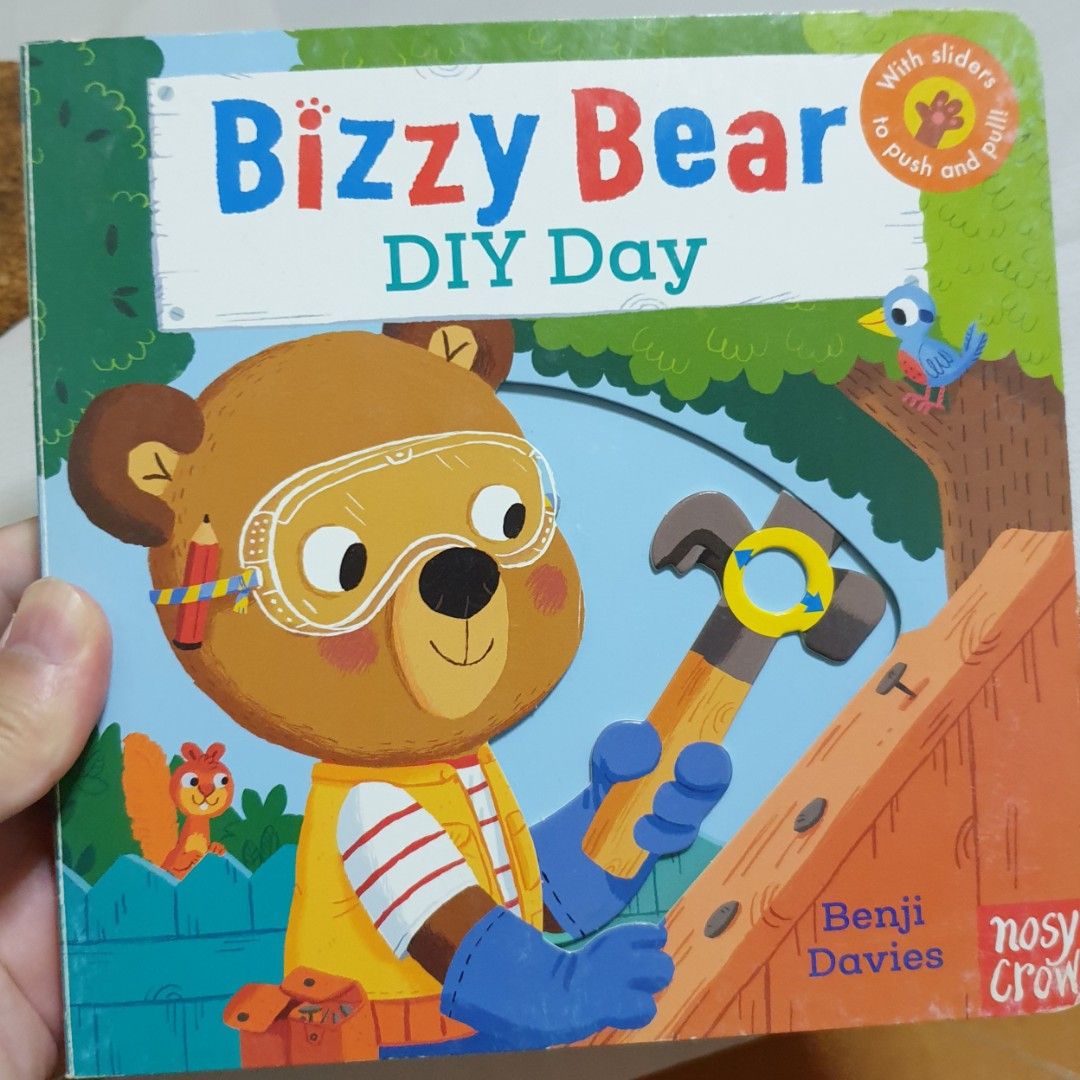 Bizzy Bear Busy Book Slide Push Pull, Hobbies & Toys, Books & Magazines ...