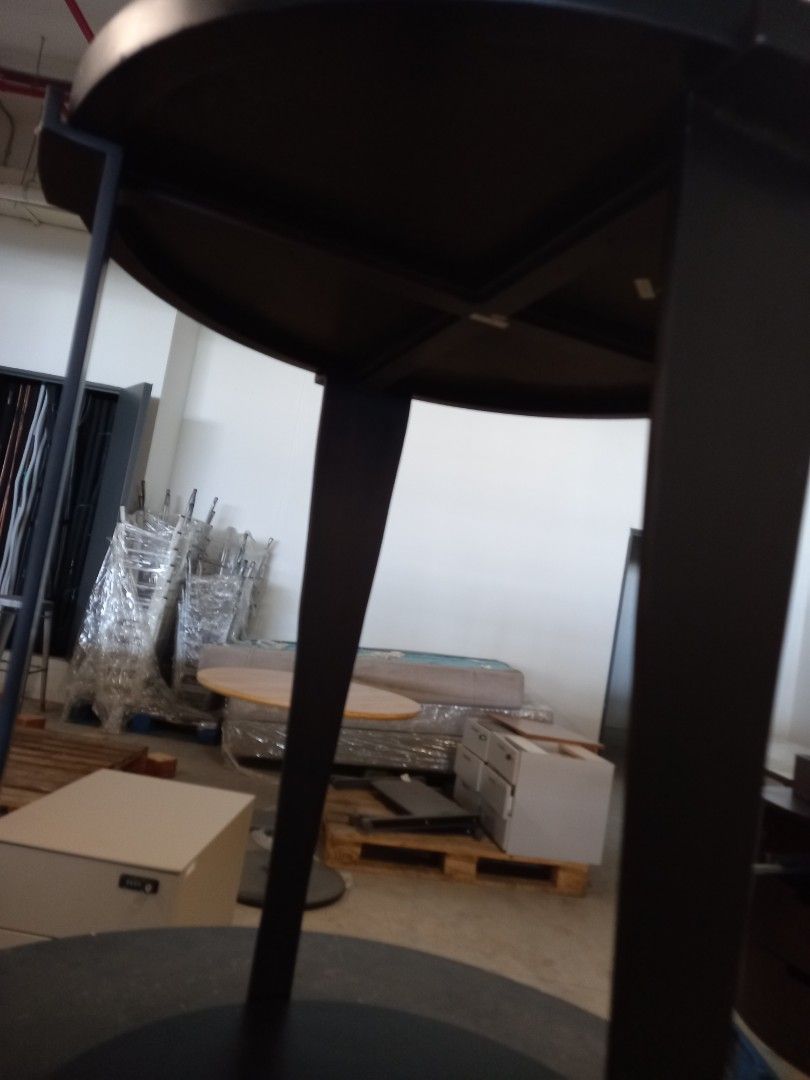 Black Round Table, Furniture & Home Living, Furniture, Tables & Sets on ...