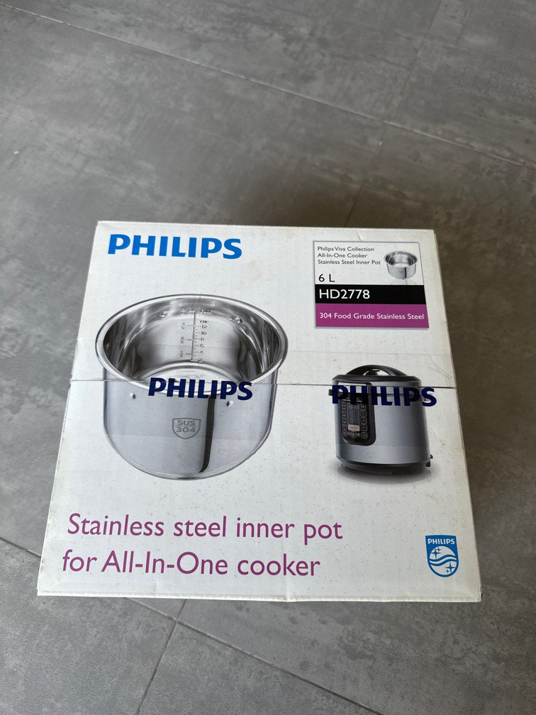 BNIB Philips SS Inner Pot HD2778, TV & Home Appliances, Kitchen ...
