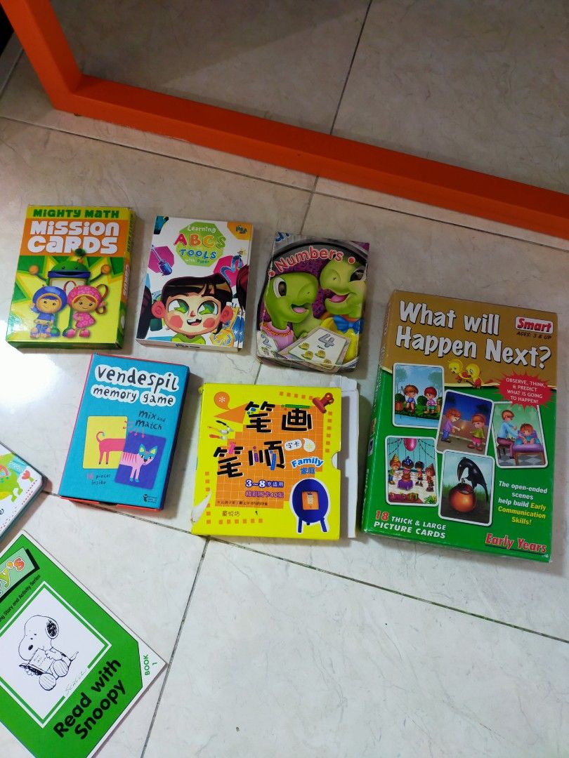 Board books and flash card, Hobbies & Toys, Books & Magazines, Children ...