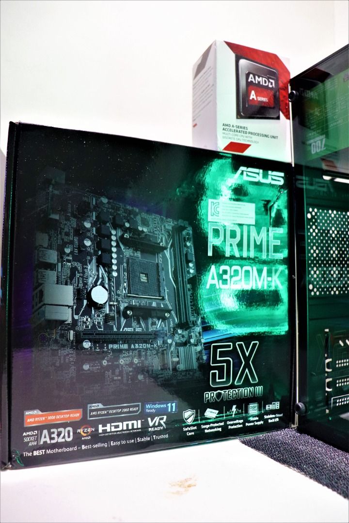 Brand New Athlon 200ge 8gb ram 256gb M.2 SSD Asus A320, Computers ...