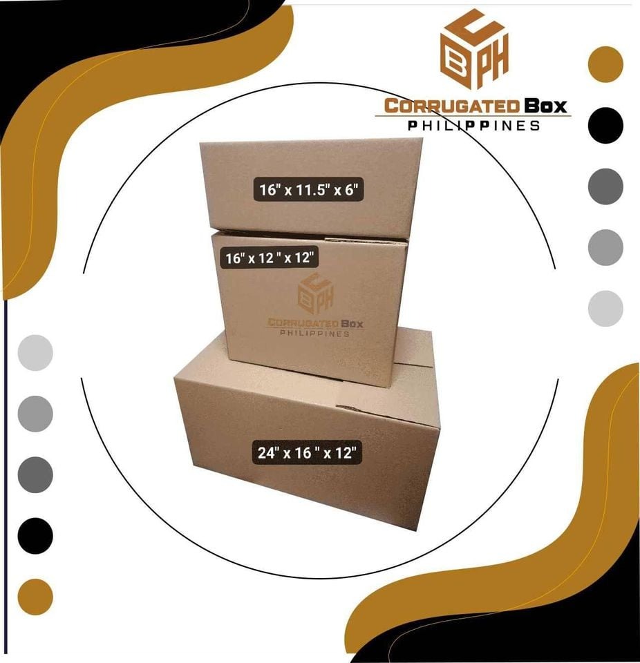 Brand New Corrugated RSC Box ON HAND corrugated box, Furniture & Home ...