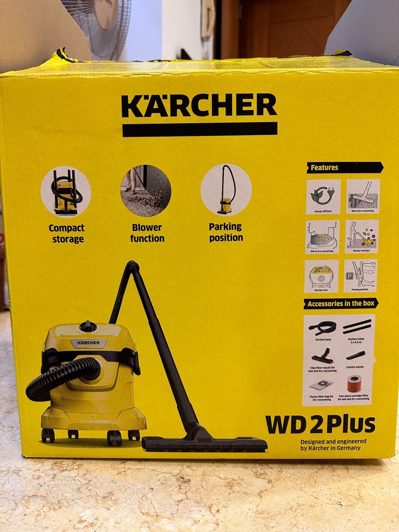 Brand new Wet & Dry Vacuum Karcher WD2 Plus (Improved Version) with ...