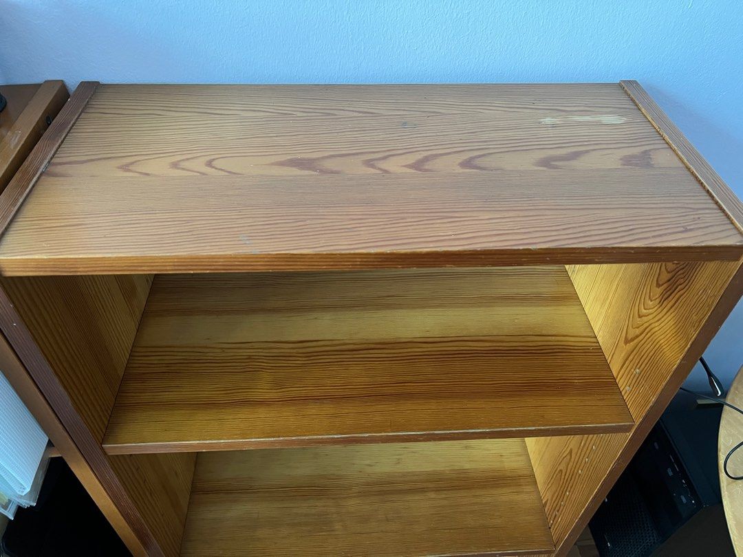 1 x Brown Ikea Billy Bookshelf / Bookcase (3 shelves), Furniture & Home ...