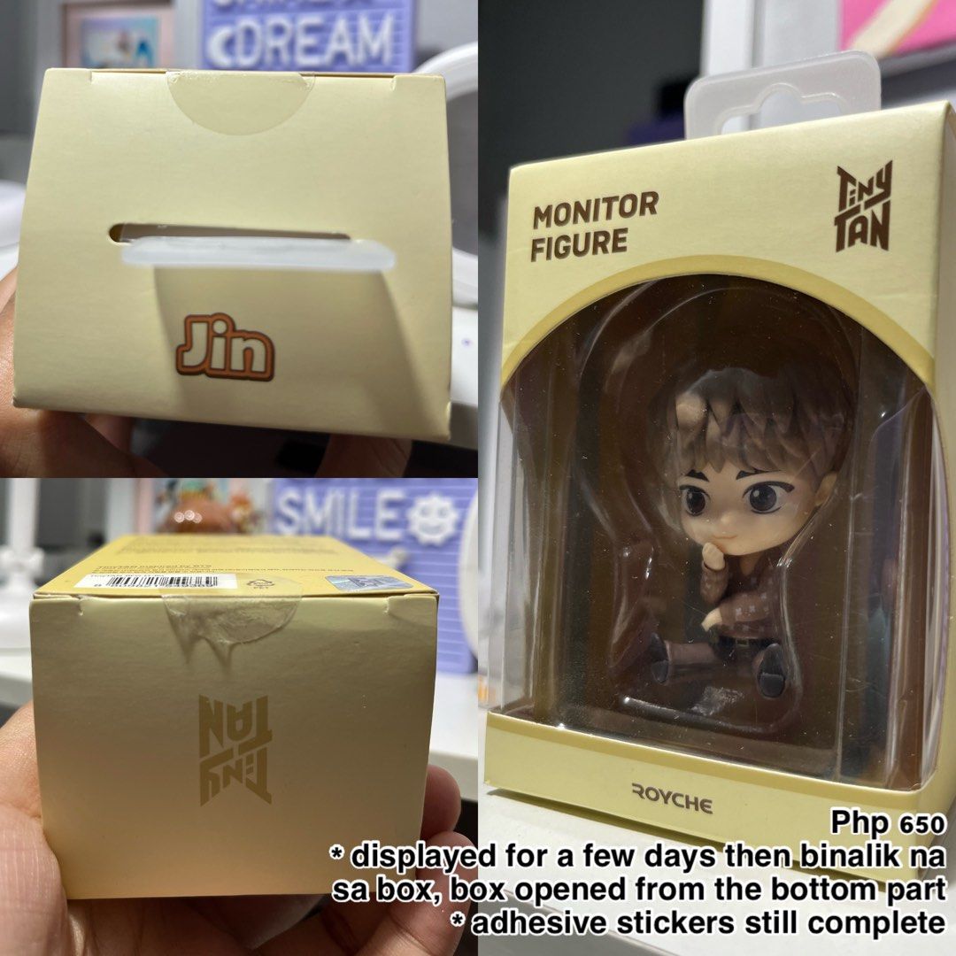 BTS Jin TinyTan Monitor Figure, Hobbies & Toys, Memorabilia ...
