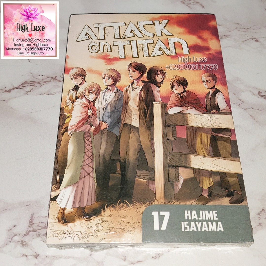 Buku Komik Attack On Titan Vol 17 English Comic Book Manga Seri IMPOR IMPORT ORIGINAL AUTHENTIC ...