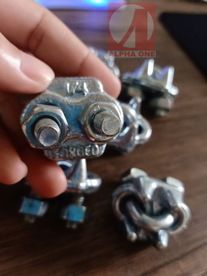 CABLE CLAMP-WIRE ROPE CLIP, Commercial & Industrial, Construction ...