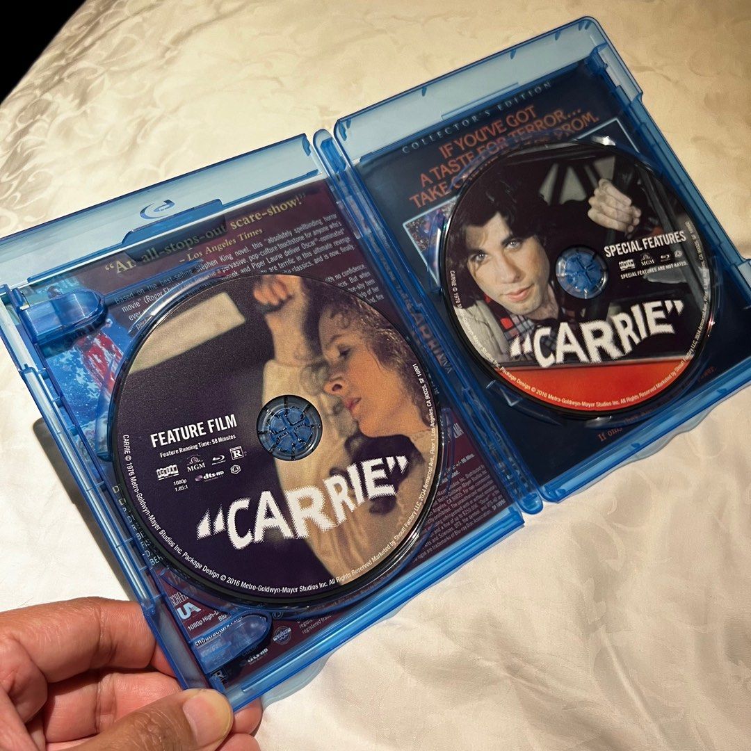 Carrie Blu-ray, Hobbies & Toys, Music & Media, CDs & DVDs on Carousell