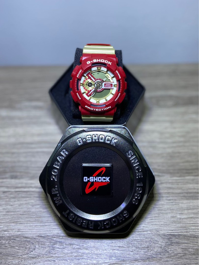 Casio G-Shock GA-110CS-4ADR Iron Man, Men's Fashion, Watches ...