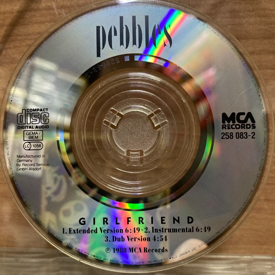 CD Pebbles Girl Friend (Extended Version) / Girlfriend (Instrumental ...