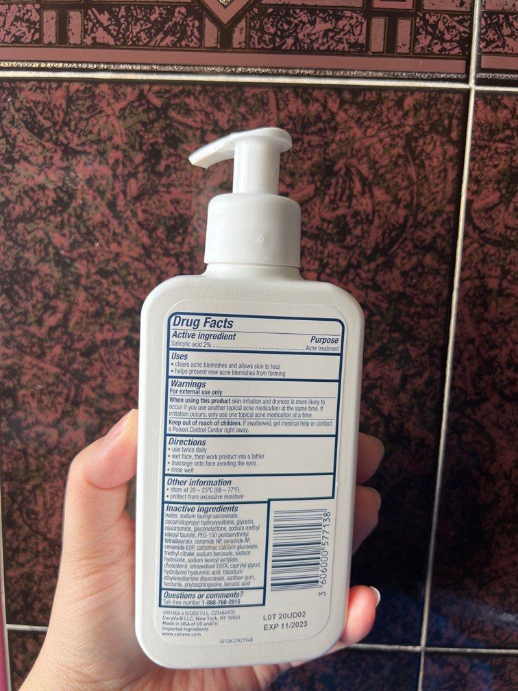 Cerave Acne Control Cleanser, Beauty & Personal Care, Face, Face Care ...