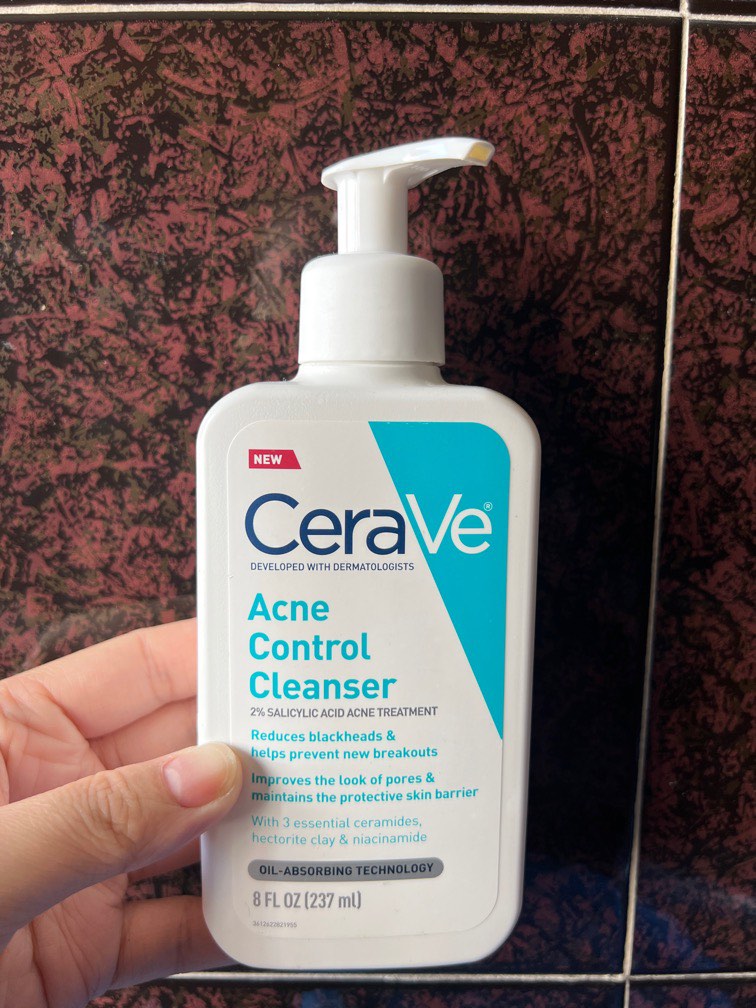 Cerave Acne Control Cleanser, Beauty & Personal Care, Face, Face Care ...