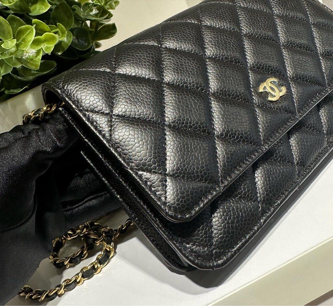 CHANEL WOC BLACK CAVIAR GHW, Luxury, Bags & Wallets on Carousell