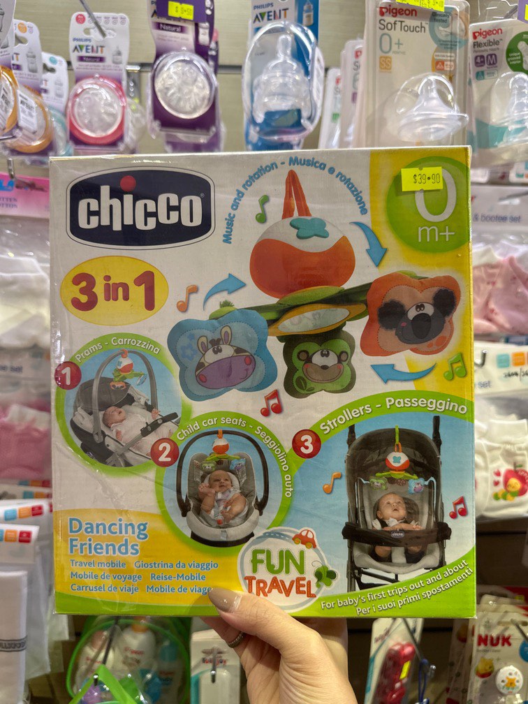 Chicco 3 in 1 Travel Mobile, Babies & Kids, Baby Nursery & Kids ...