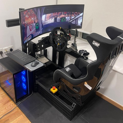 alu sim rig | sim racing rig | F1 & GT sim rig - 4080/40120/40160 Alu ...
