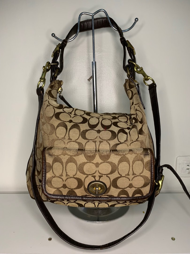 Auth Coach hobo two way, Women's Fashion, Bags & Wallets, Cross-body ...