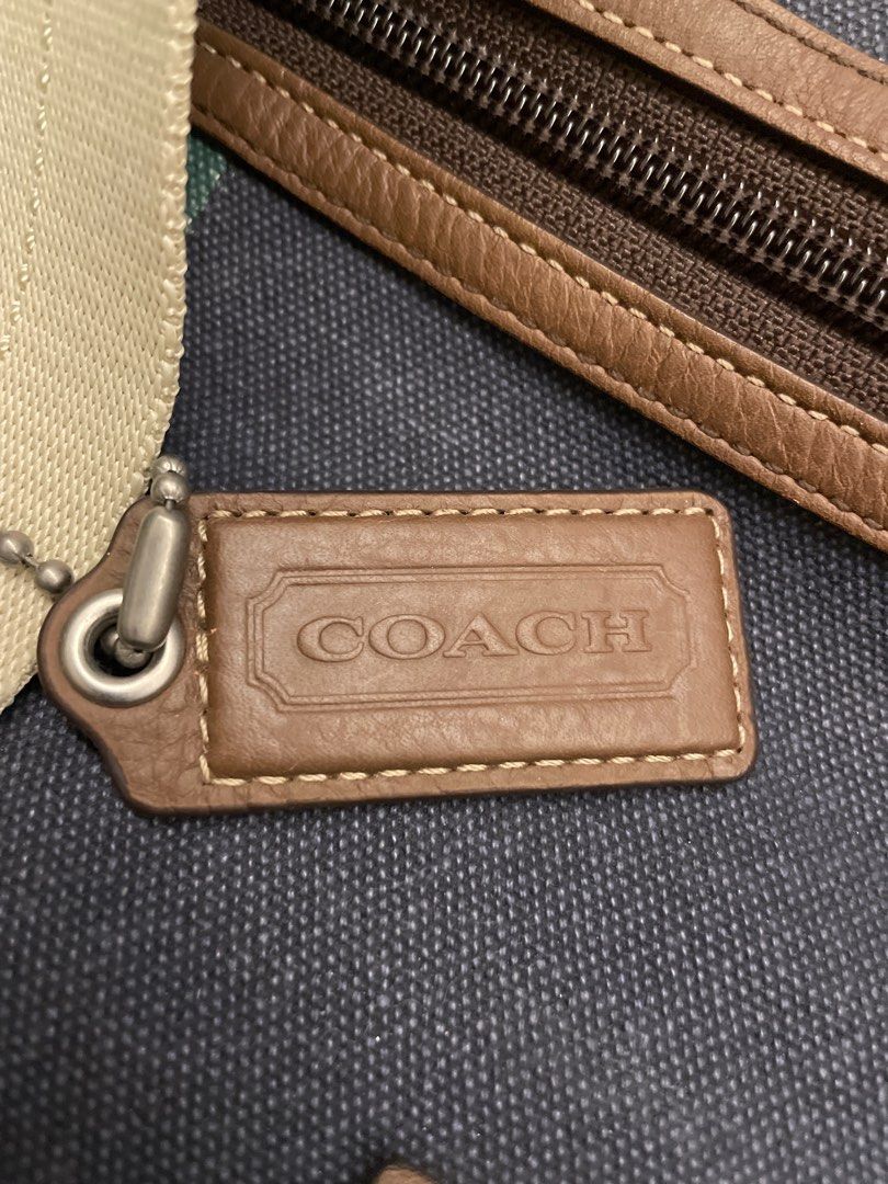 Coach Tri-Coloured Duffel Bag, Men's Fashion, Bags, Sling Bags on Carousell