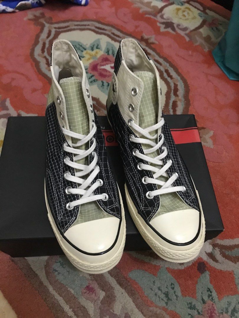 Converse Ct70s Hi Quad Ripstop, Fesyen Pria, Sepatu , Sneakers di Carousell