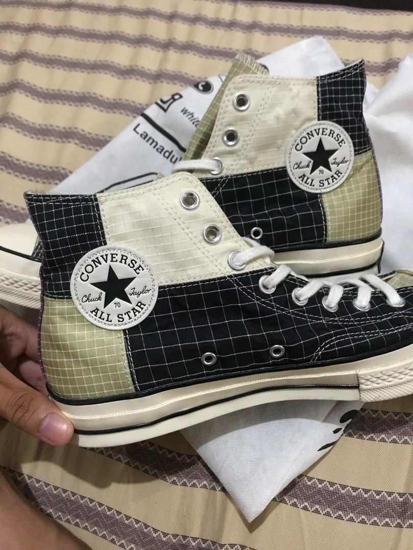 Converse Ct70s Hi Quad Ripstop, Fesyen Pria, Sepatu , Sneakers di Carousell