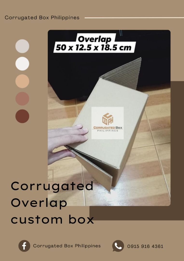 Corrugated RSC Overlap Box, Heavy-DutyMade to order corrugated box ...