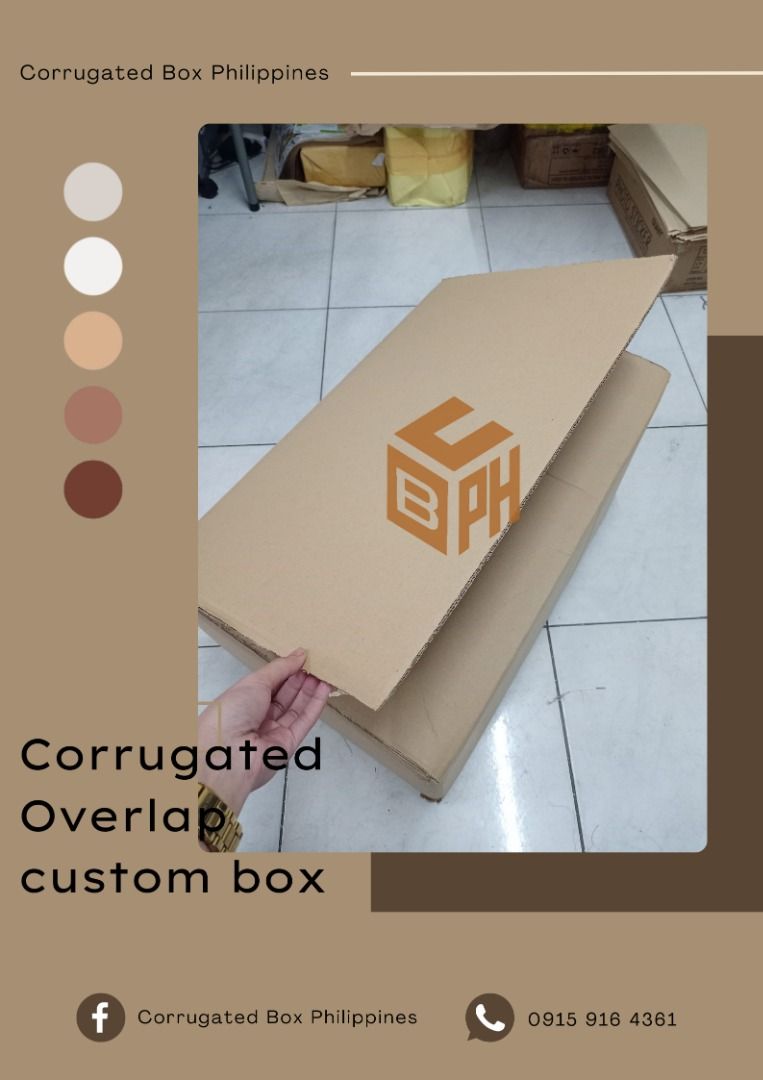 Corrugated RSC Overlap Box, Heavy-DutyMade to order corrugated box ...