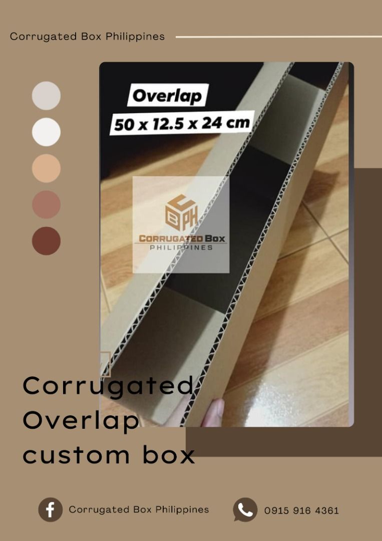 Corrugated RSC Overlap Box, Heavy-DutyMade to order corrugated box ...